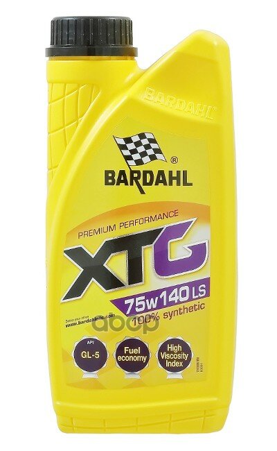Масло трансмиссионное XTG 75W140 LS 1L Bardahl арт. 33061
