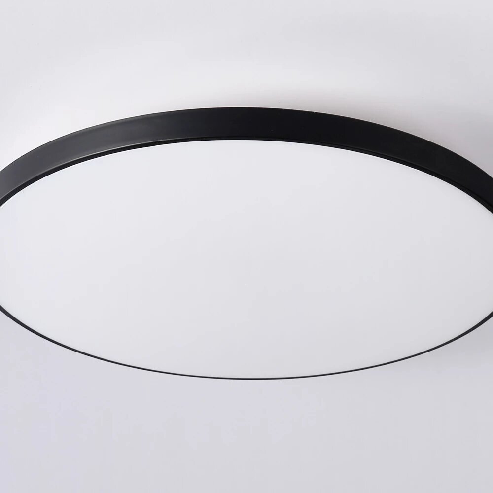 Потолочный светодиодный светильник FZ1225 BK черный IP44 18W 4200K D302*50 (Без ПДУ)