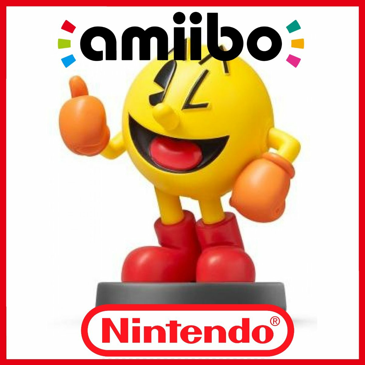 Amiibo: Интерактивная фигурка Пэкмен (Pac Man) (Super Smash Bros. Collection)