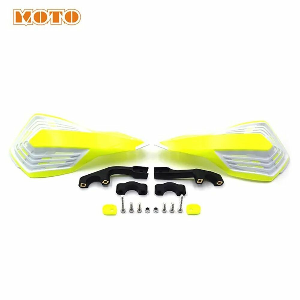 Защита рук для мотоцикла MOTO Racing H-34 желтая.