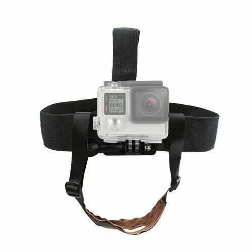 Крепление на голову с ремнём на подбородок для экшн камер GoPro, DJI Osmo, SJCAM, Insta360