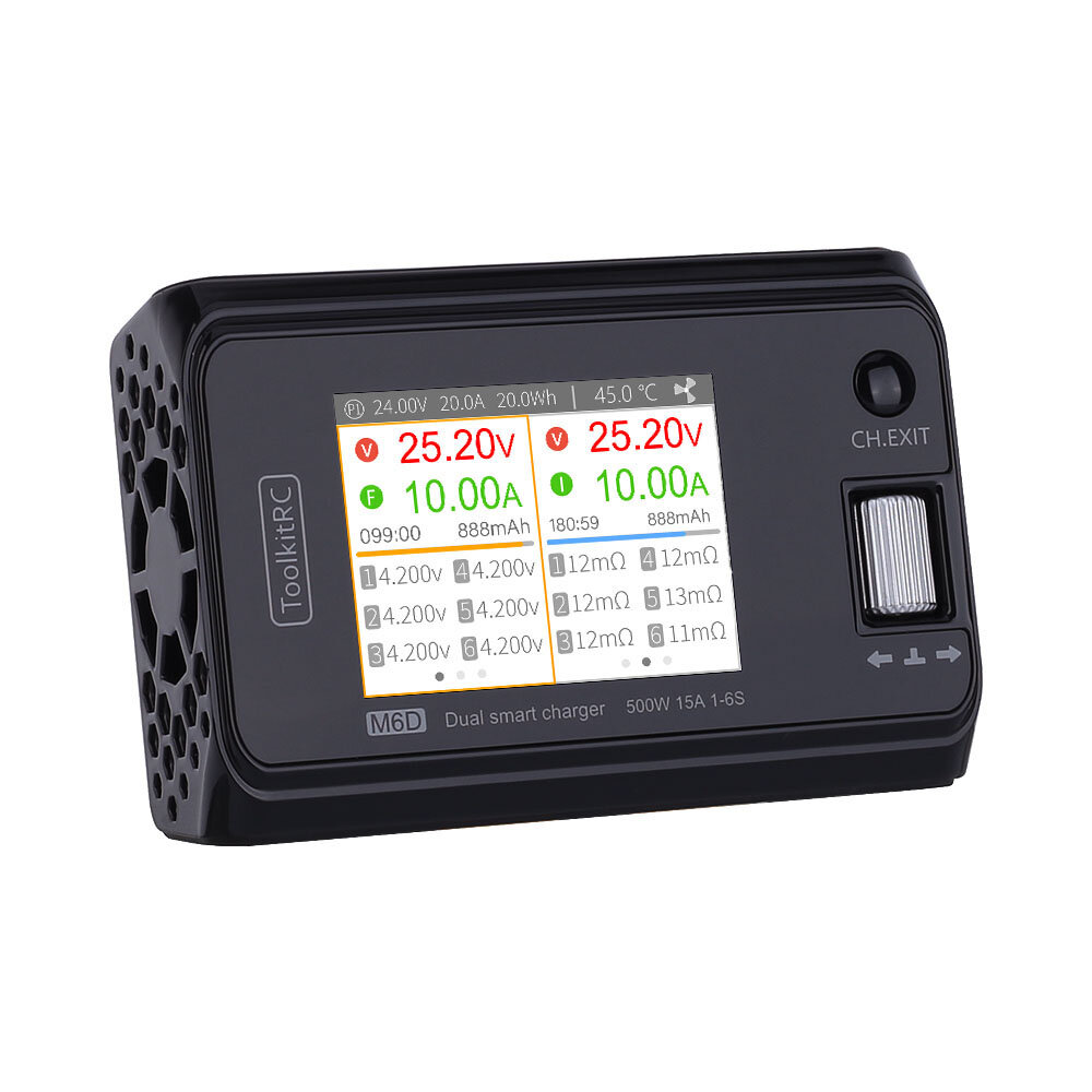 Зарядное устройство ToolkitRC M6D 500W / для Lipo аккумуляторов