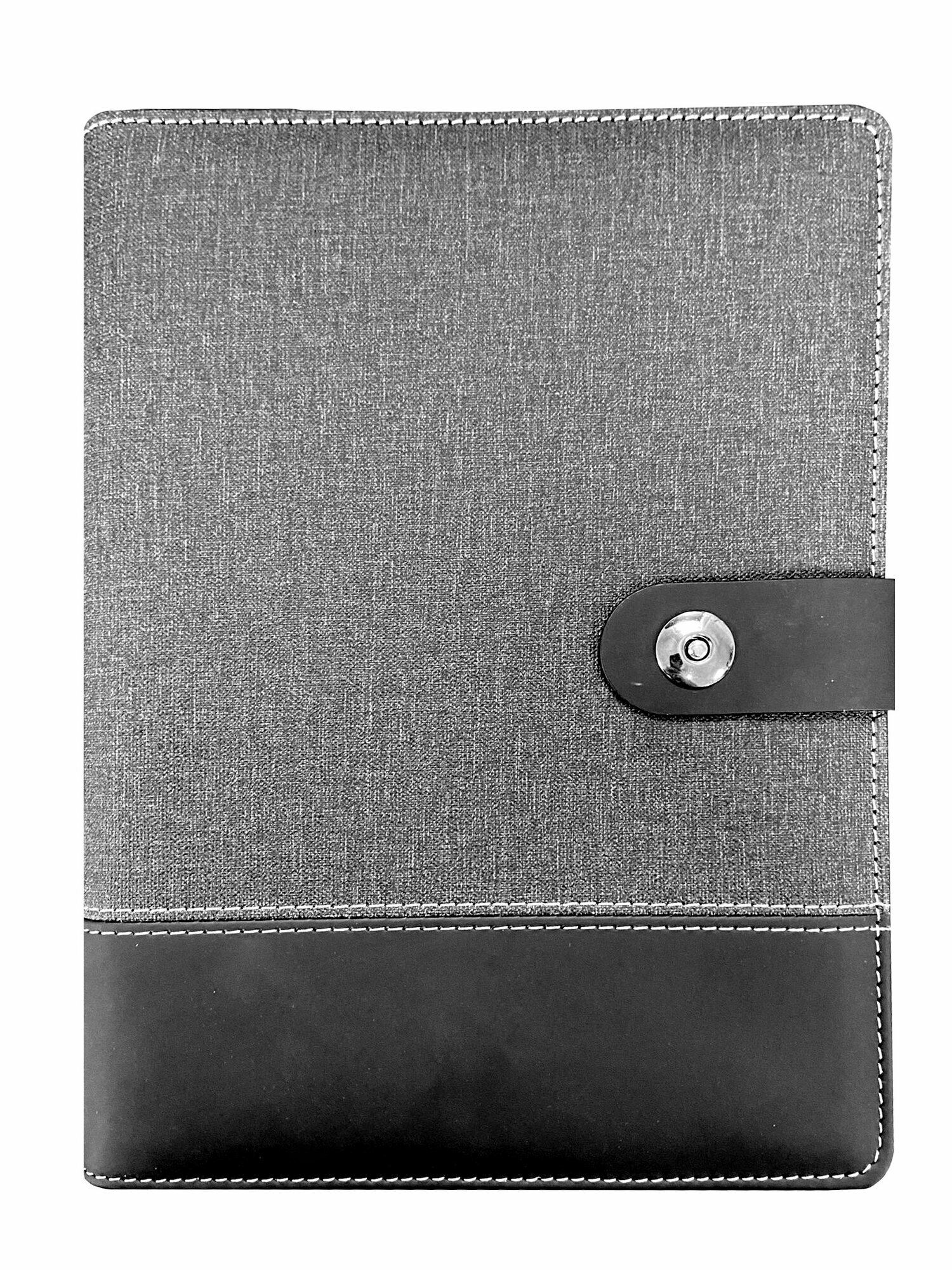 Органайзер-блокнот с беспроводной зарядкой в подарочной упаковке MyPads M-CNB009 бизнес подарок мужу жене папе сыну дочке руководителю директору начальнице юристу учителю студенту мужчине у которого все есть на День рождение юбилей (Черный)