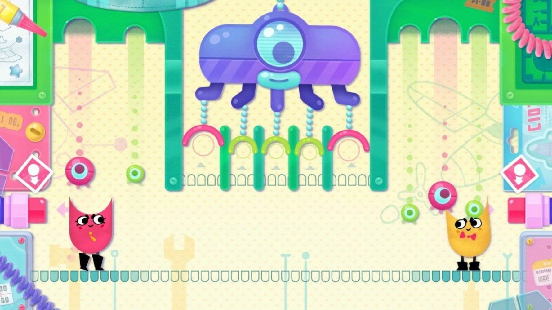 Игра Snipperclips Plus Cut it out, together! Switch Картридж на Nintendo Switch Английская версия — фото 1