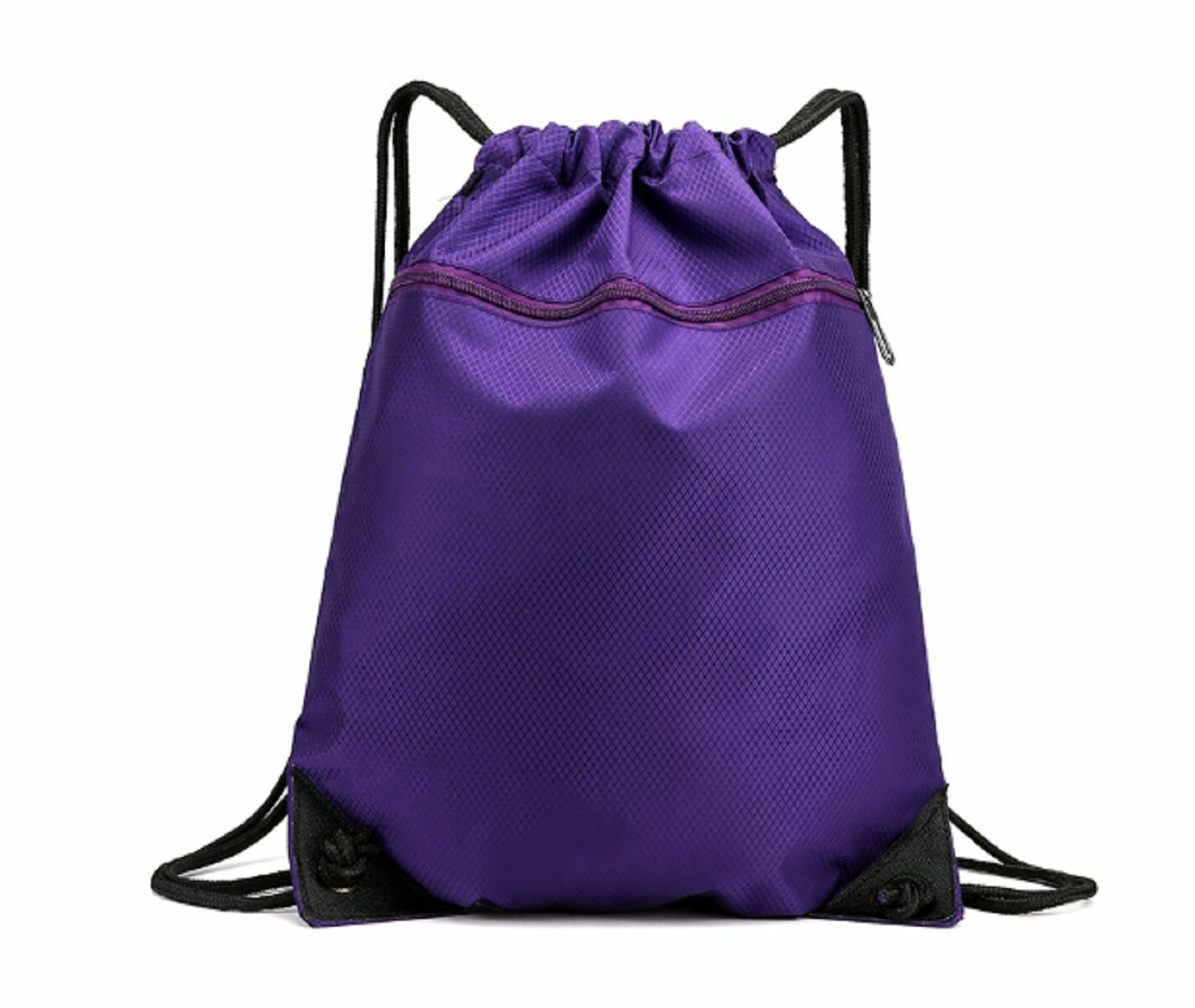 Мешок для обуви с ручками непромокаемый фиолетовый