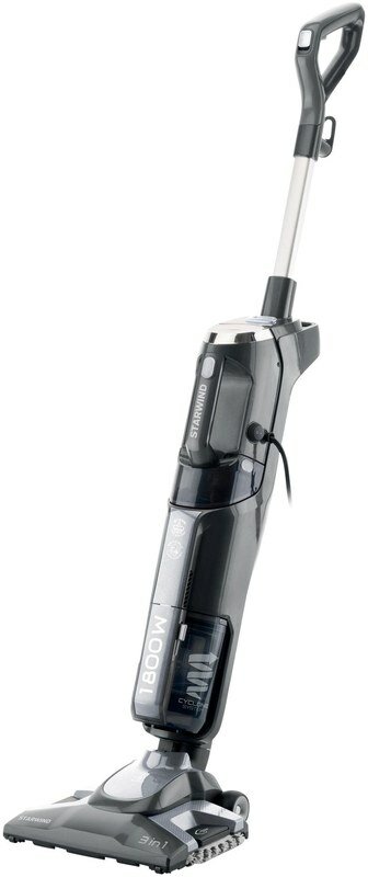 Пылесос паровой Starwind SSV9555 темно-серый/серебристый