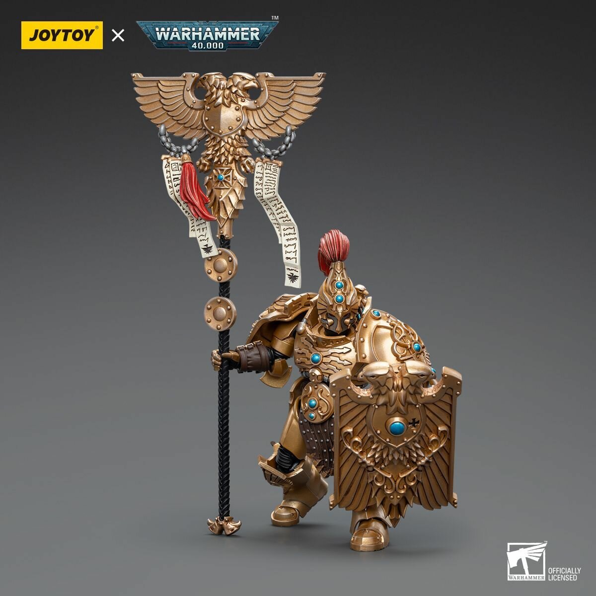 Боевой молотJOYTOY Warhammer 40k Adeptus Custodes Vexilus Praetor