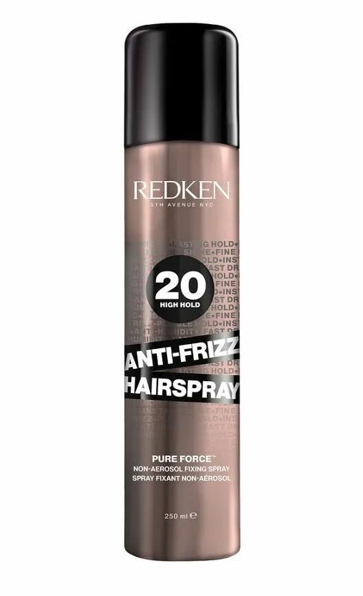 Redken - Anti-Frizz Hairspray 20 High Hold Неаэрозольный лак для волос сильной фиксации 250 мл
