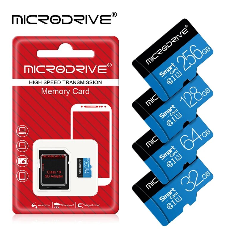 MicroDrive Micro-SD карты 16/32/64/128/256 ГБ