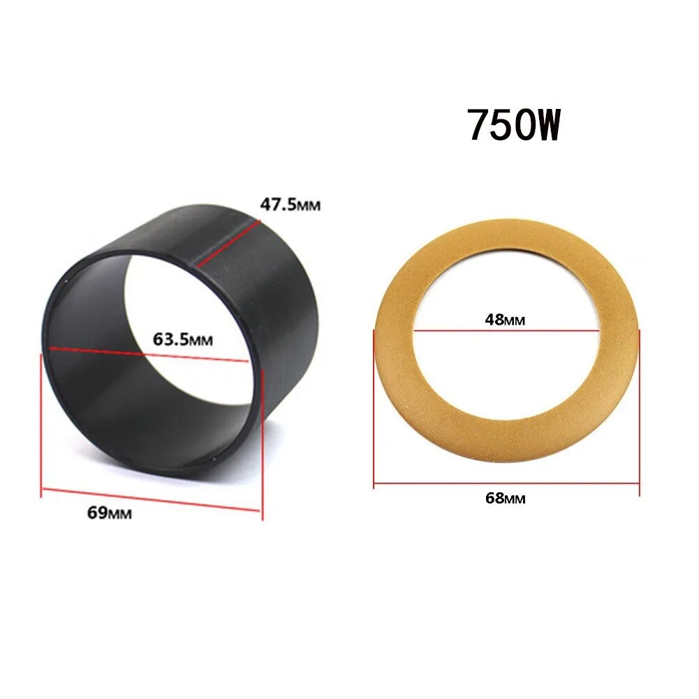 2 шт. Поршневые кольца цилиндра для воздушного компрессора For 750W
