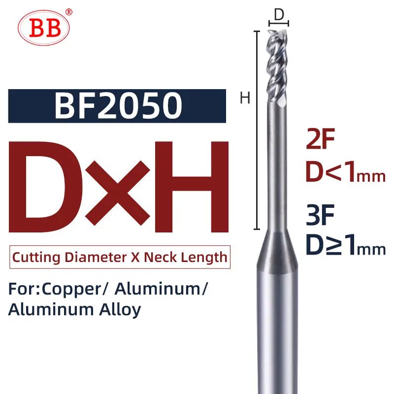 Фреза BB BF2050, 0.7mm, 3F