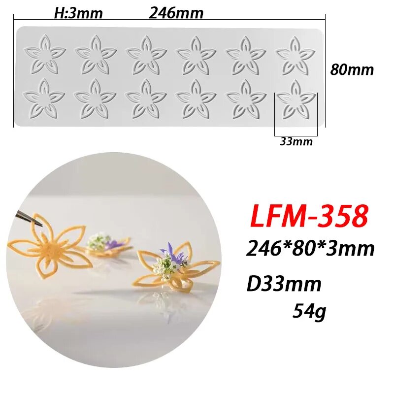 Силиконовая форма для выпечки LFM-358, 246*80*3 мм