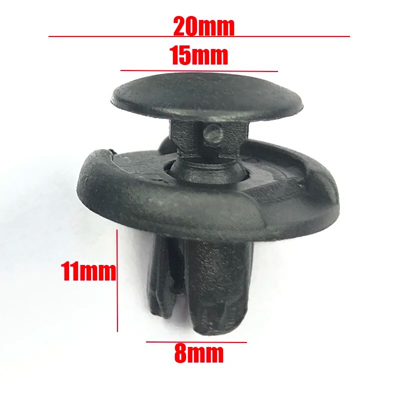 10/20/50 шт, фиксаторы для бампера автомобиля, 8 мм 50 pieces