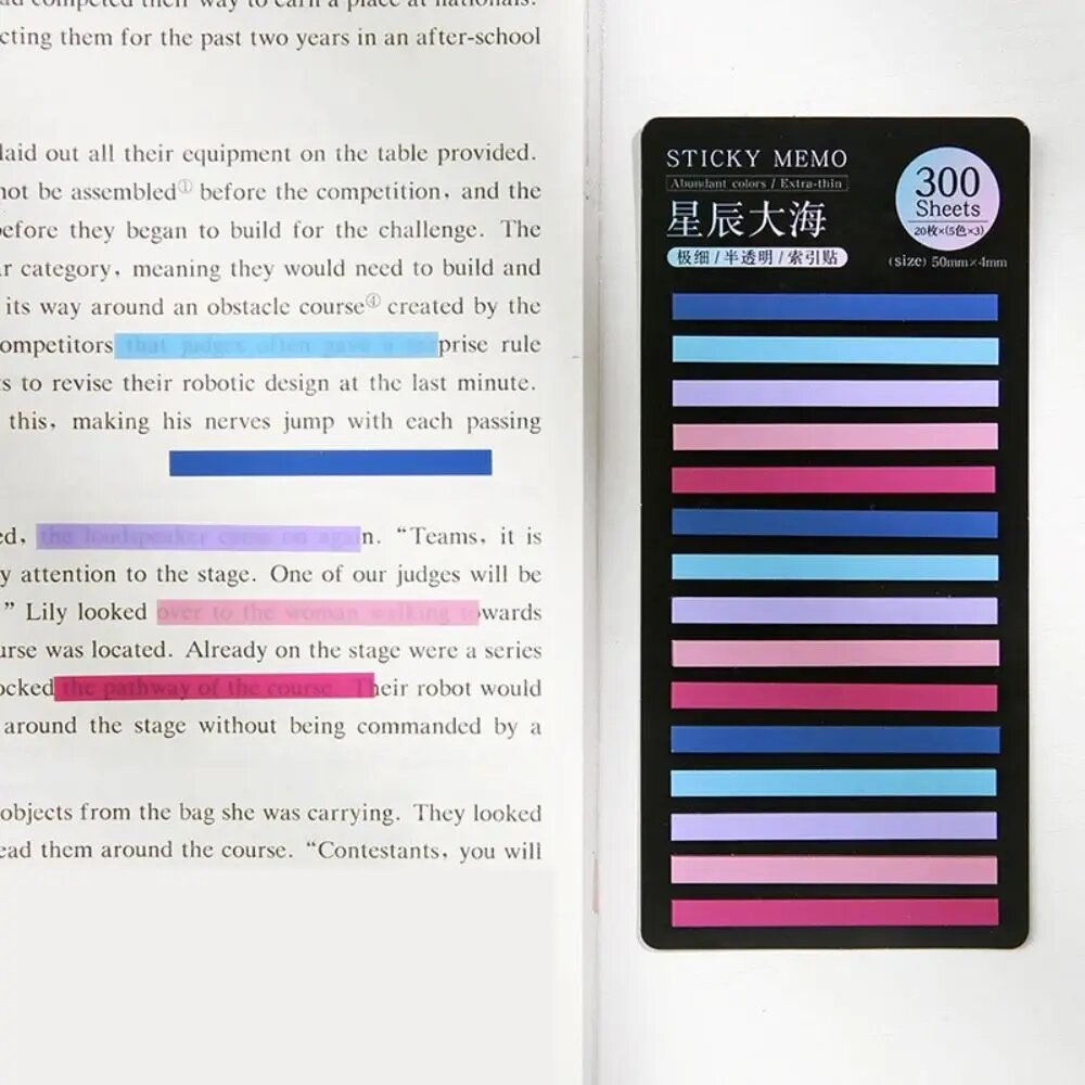 300 листов канцелярские товары DIY украшения канцелярские принадлежности студенческая этикетка закладка индексные наклейки этикетка для чтения отправляются клейкие заметки