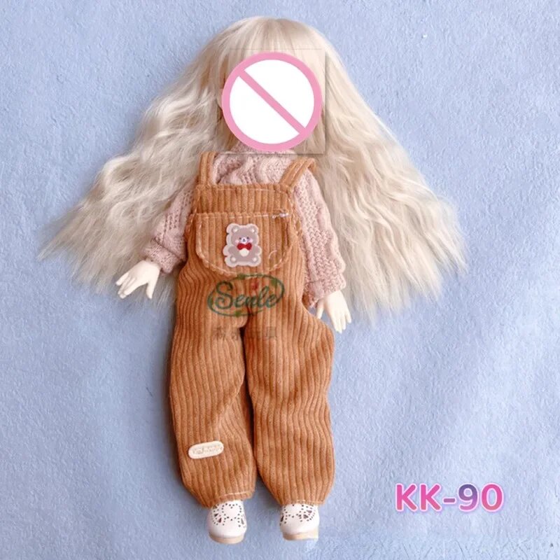 Комплект одежды для куклы 30 см, бежевый, KK-90