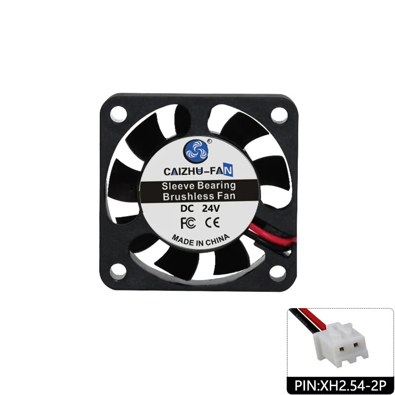 Бесщеточный вентилятор ONEBSTR 4010 40мм 5В 12В 24В для 3D принтера 24V-XH2.54-2PIN