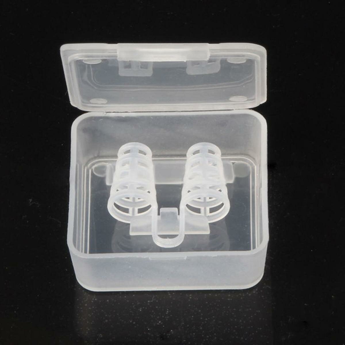 Мини-силиконовый фиксатор против храпа, зажим для носа, корректор шума для сна, помощь для сна, дыхания через нос, зажим для носа против храпа 1-1 комплект (1-1 комплект)