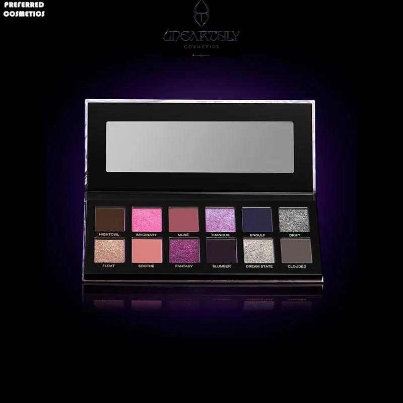 UNEARTHLY COSMETICS 12-цветная палитра теней для век , США - DREAMER