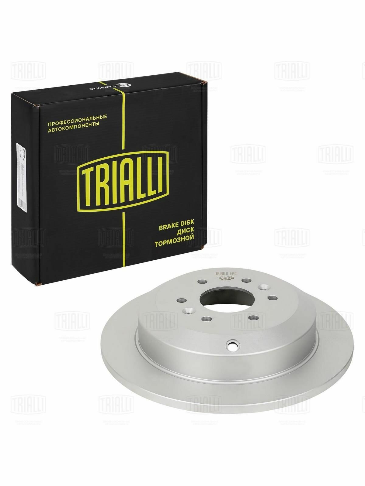 Диск тормозной задний Trialli DF073209 для а/м Kia Mohave (07-), d 324 мм