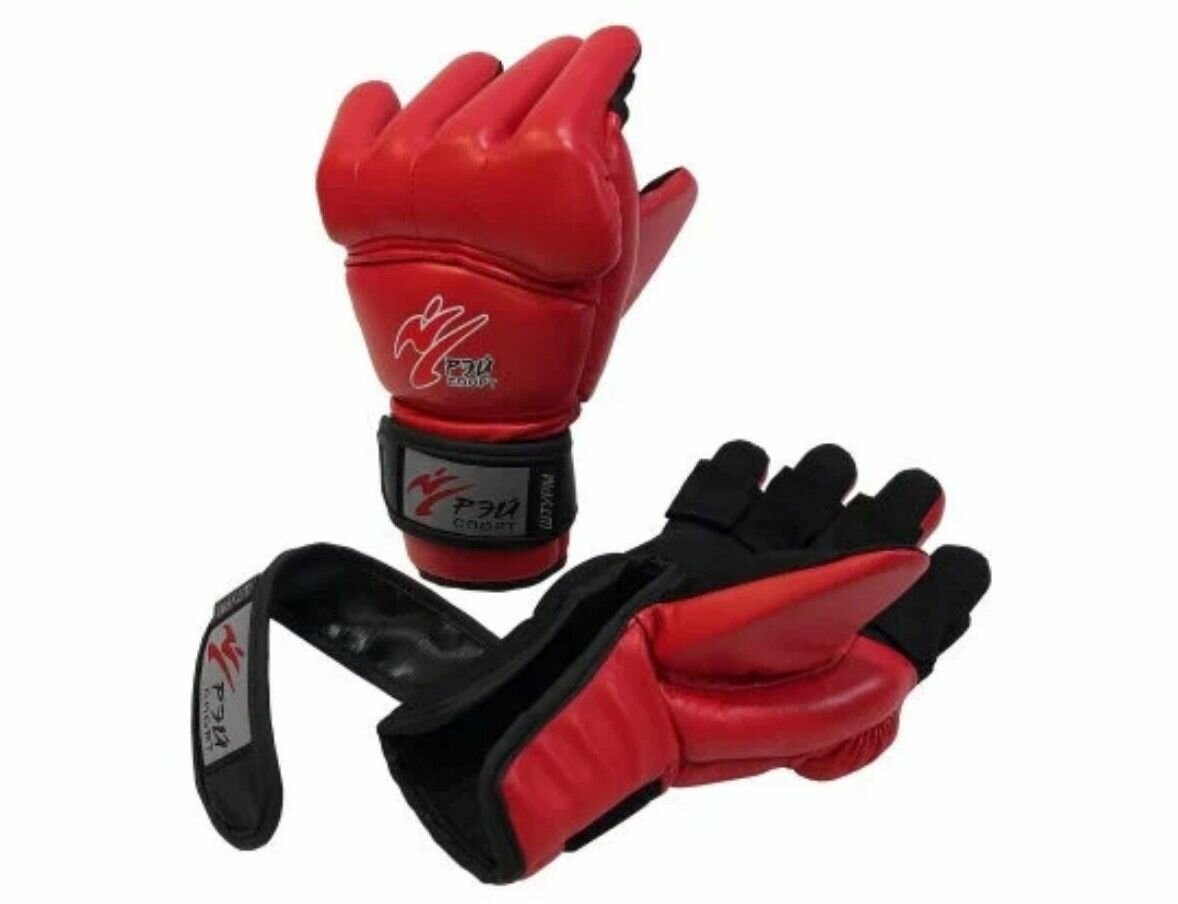 ЛБ43ИХ Перчатки-краги для АРБ штурм, искожа, р. М (цвет красный)