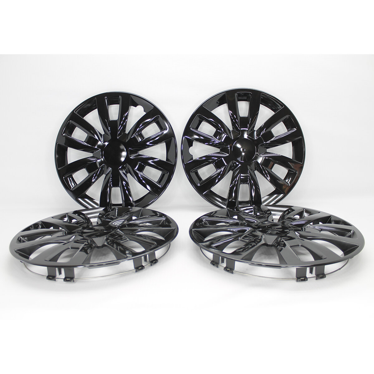 Колпаки R15 Lada Vesta, чёрный лак, 4 шт.