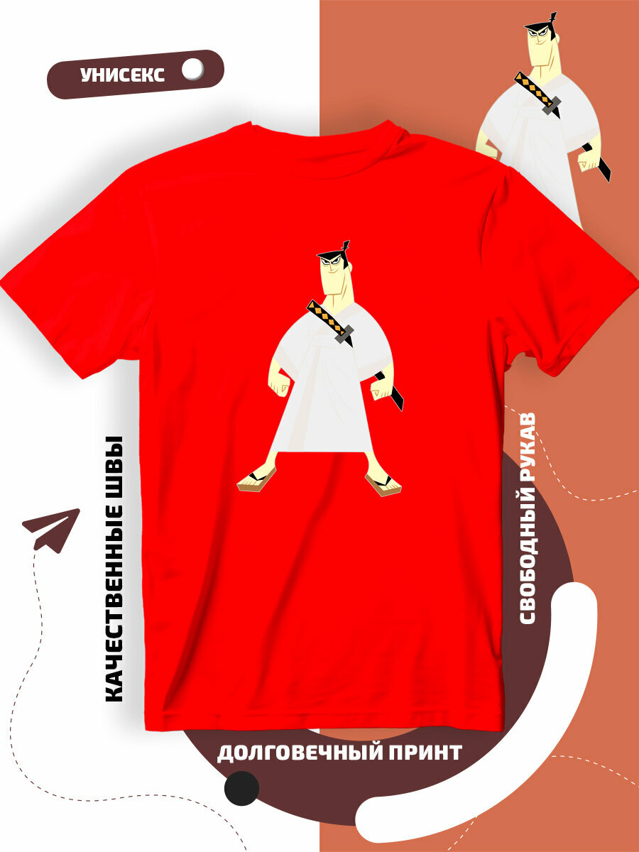 Футболка самурай Джек