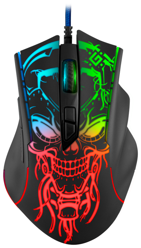 Игровая мышь Defender Bulletstorm GM-928, подсветка, 6 кнопок, 7200 DPI