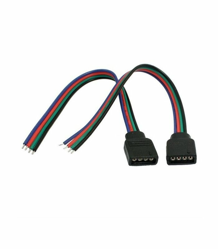 Соединитель ленты RGB, 8-10 мм, длина 10 см. Комплект 10 штук