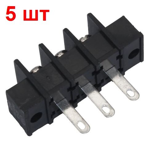 Клеммник барьерный на плату 5 шт. 3 кон. KF25H-7.62-03P-13