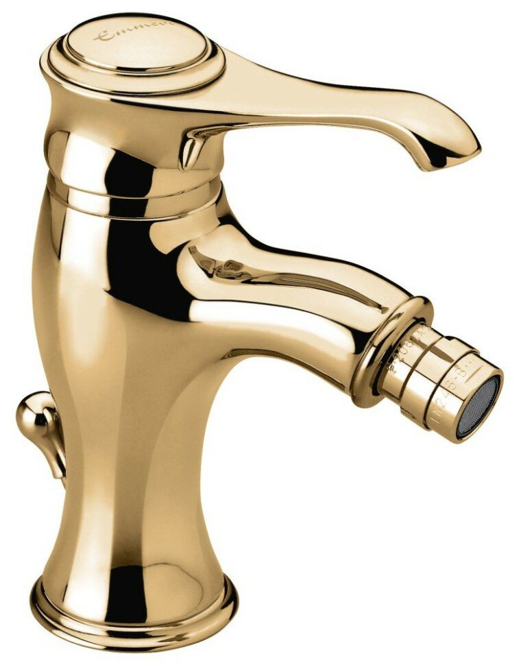 Смеситель для биде Emmevi Tiffany 6004/BR с донным клапаном, бронза