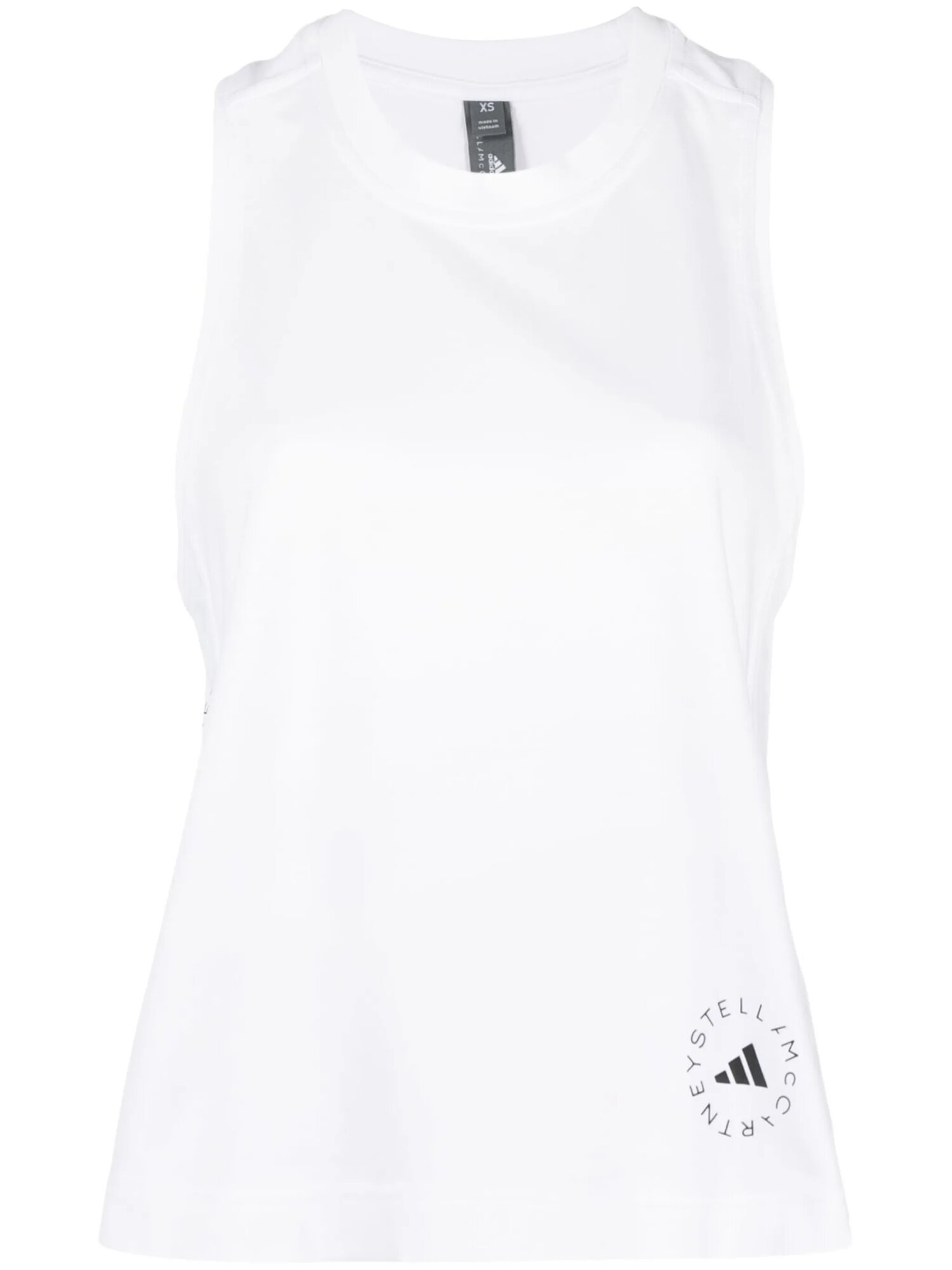 Топ спортивный adidas, размер L INT, серебристый
