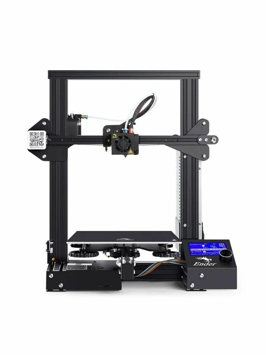 3D принтер Ender-3 сборный, размер печати 220x220x250 мм