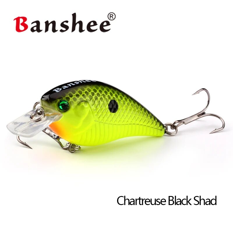 Черный воблер VMC 6 см 12 г