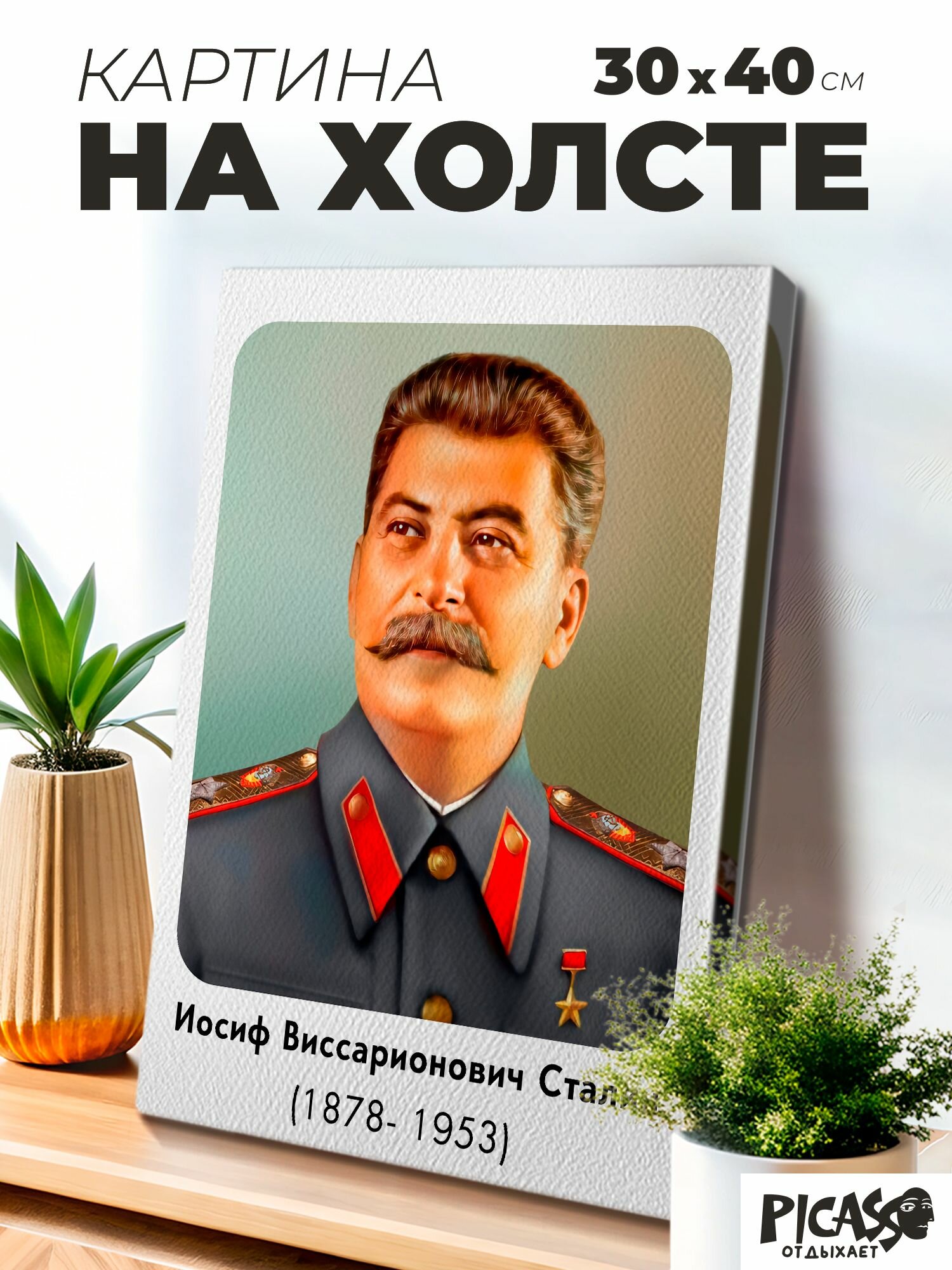 Картина на стену Сталин портрет