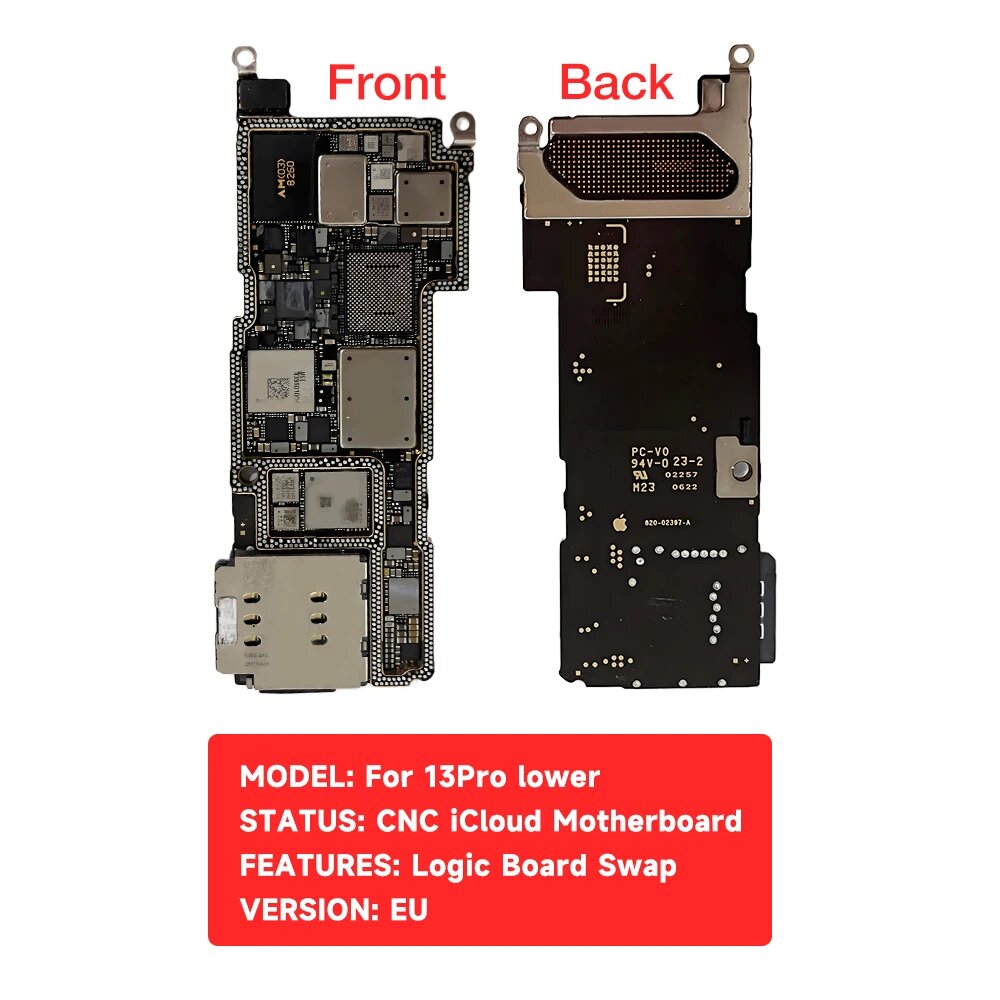 Материнская плата CUT с ЧПУ для IPhone 13 Pro max 4G 5G, материнская плата для полировки процессора AP RF, IPhone 13 Mini Switching CPU Baseband Swap 13Pro Lower EU