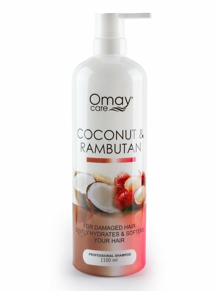 Omay Coconut & Rambutan Шампунь для волос "с кокосом и рамбутаном" для всех типов волос 1100 мл.