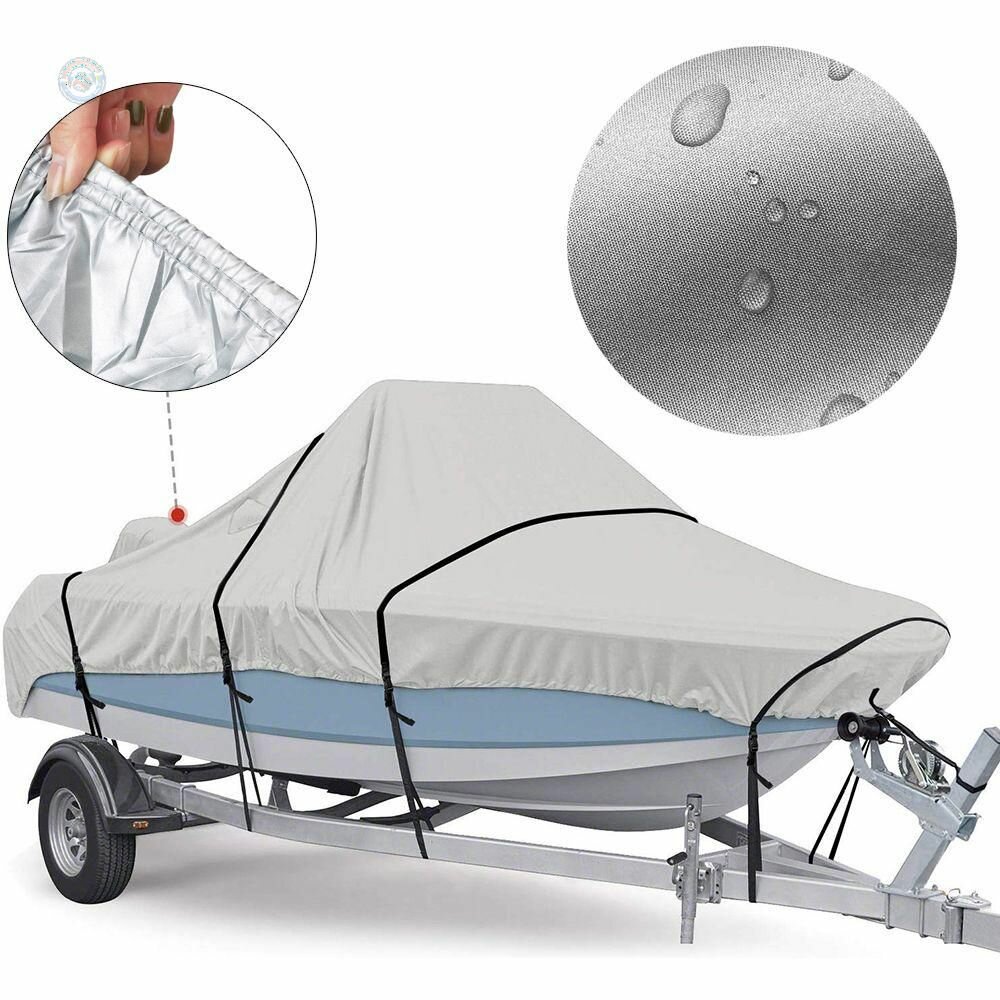 Чехол для лодки Silver 300D Oxford 11-13FT водонепроницаемый, защита от УФ и ветра, с сумкой для хранения