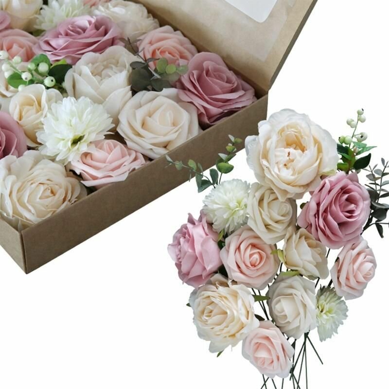 1 коробка шампанского порошок из корня лотоса rose box HH018