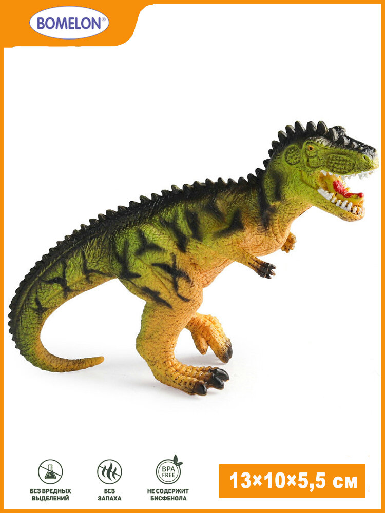 Фигурки динозавров большой, Гиганотозавр 13 см, зеленый, Green Giganotosaurus , фигурки животных, динозавры игрушки для мальчиков