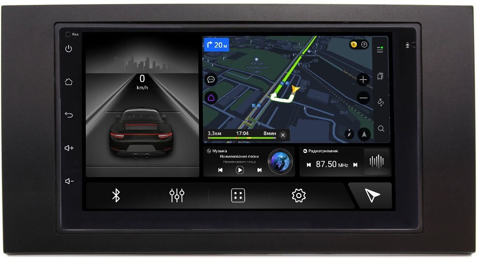 Штатная магнитола Ford Kuga, Fiesta, Fusion, Focus, Mondeo Canbox Logic-i3 5732-RP-FRFC-35 Android 11 (4G-SIM, 8/256, DSP, QLed, 360)