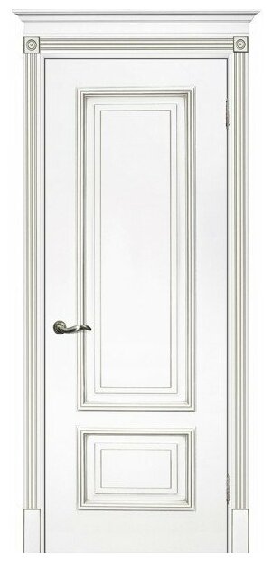 Smalta-08 ДГ Ral9003 Белый, патина серебро /ИД/ Текона
