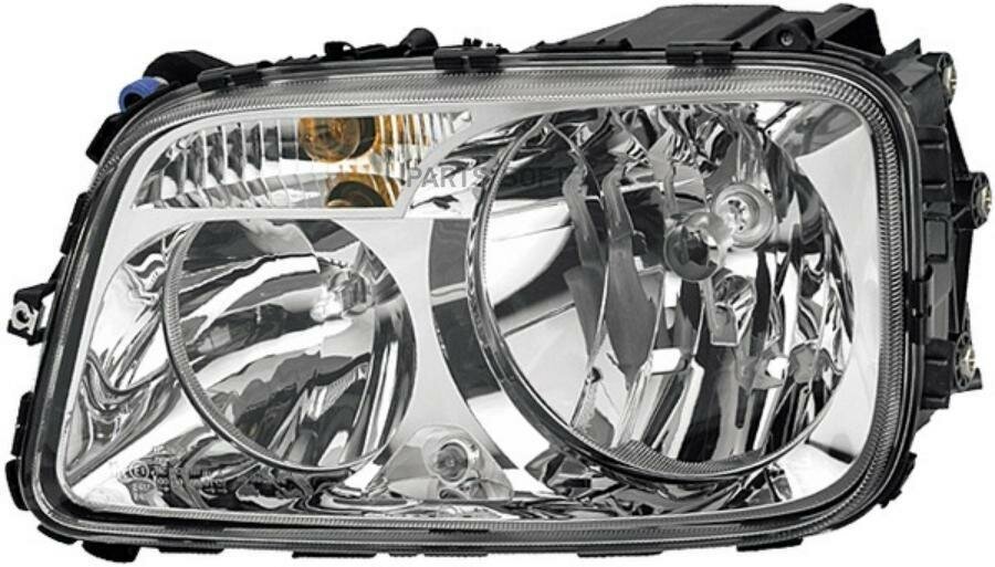 Фара ! левая с корректором H7/H1/PY21W/W5W/24V MB Actros III 08> HELLA арт. 1EH009513031