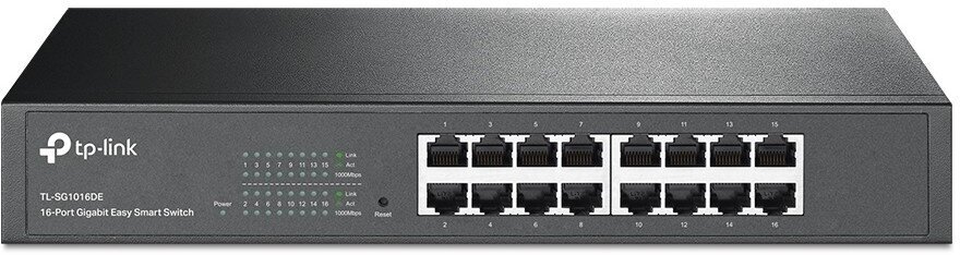 TP-Link SMB TP-Link TL-SG1016DE Коммутатор Easy Smart с 16 гигабитными портами
