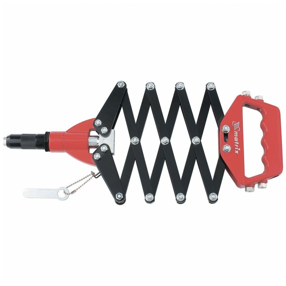 Заклепочник, "Гармошка", усиленный, заклепки 3.2-4.0-4.8-6.0-6,4 мм Matrix, 405505