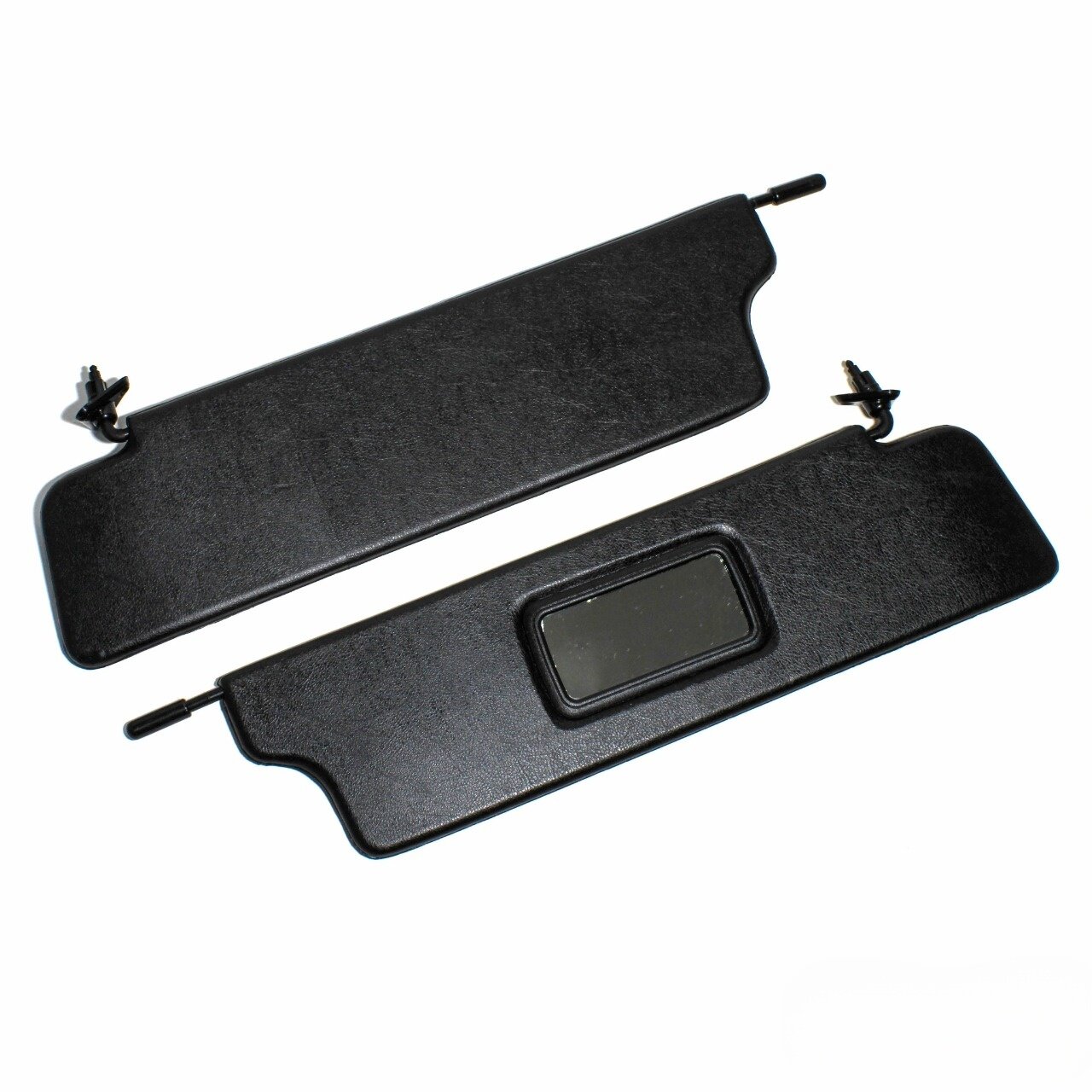 Солнцезащитные козырьки нива, черные с зеркалом