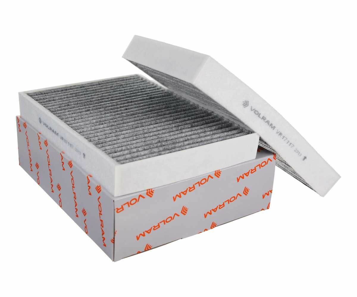 VOLRAM VR17117 Фильтр салонный BMW X5 18-/ X7 18-/ 5 17-/ 6 17-/ 7 15-, угол.