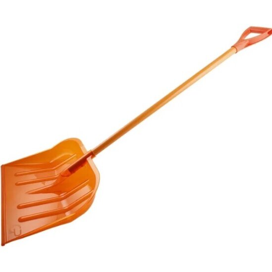 Лопата снеговая Autofamily ELEMENT, с алюминиевым черенком