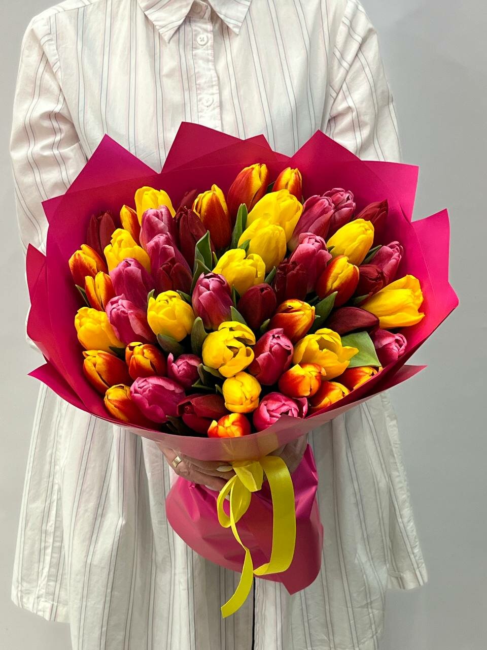 Букет из тюльпанов «Весенние каникулы» - 25 шт