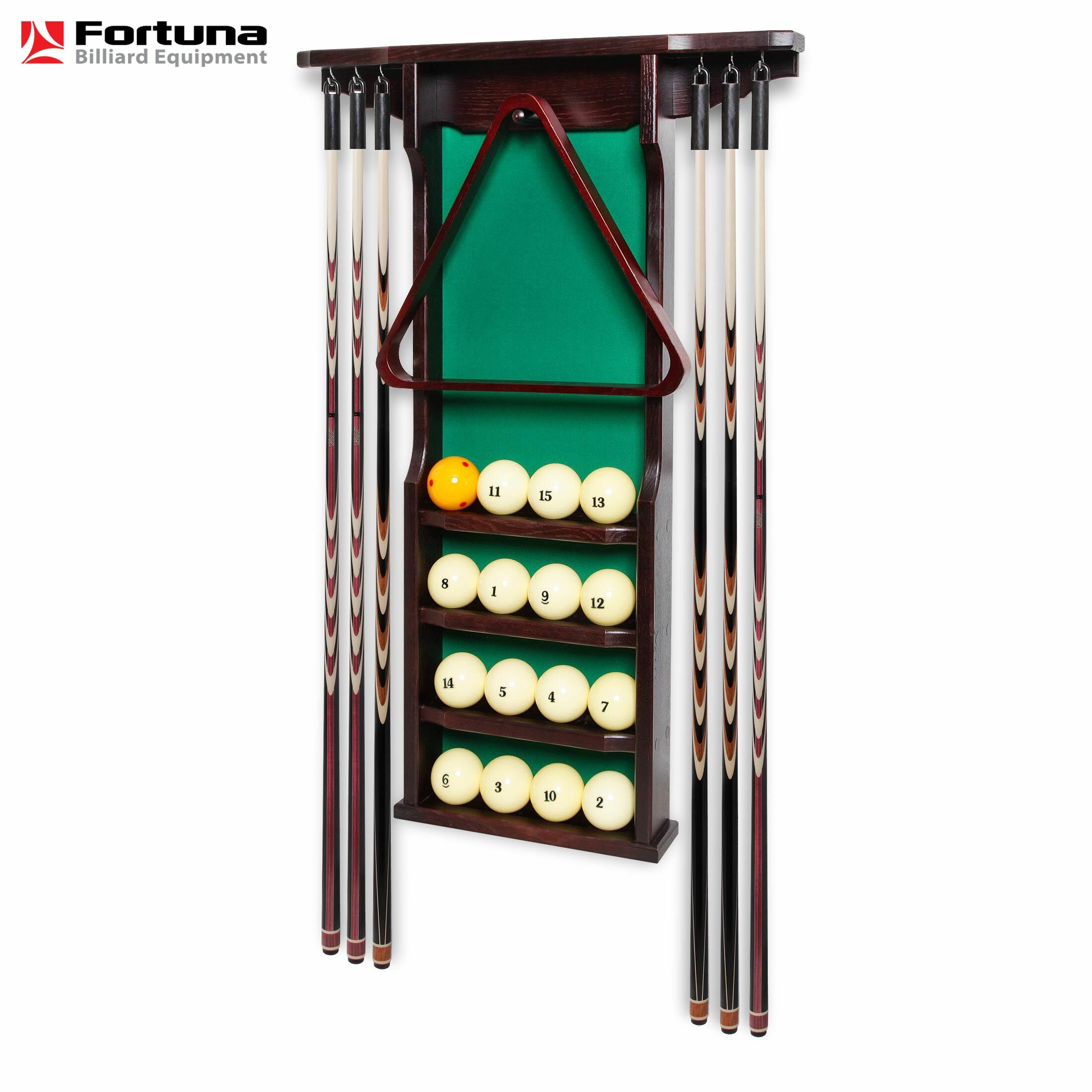 Киевница для бильярда, Fortuna Витория для 6 киев, темно-коричневая