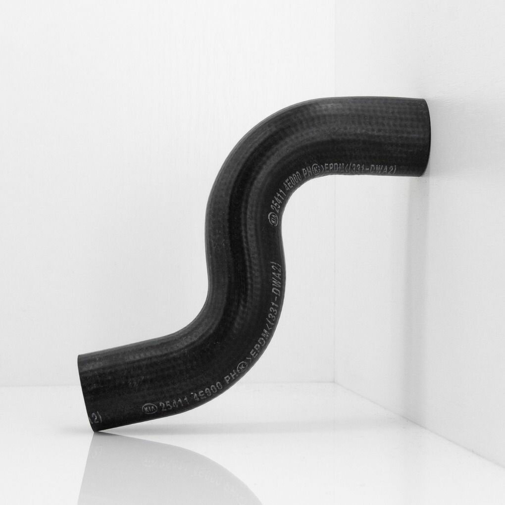 Патрубок радиатора верхний HYUNDAI/KIA, вид 4, оригинал